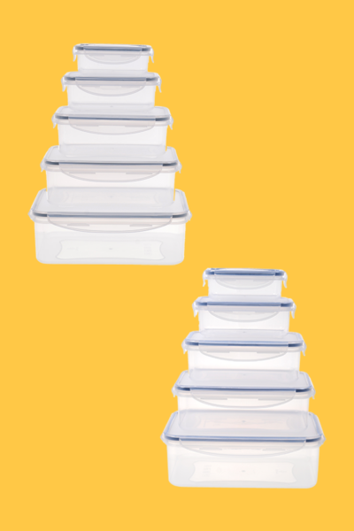 Farberware 10Pc Food Storage Set Assorted Colors - Citi Trends